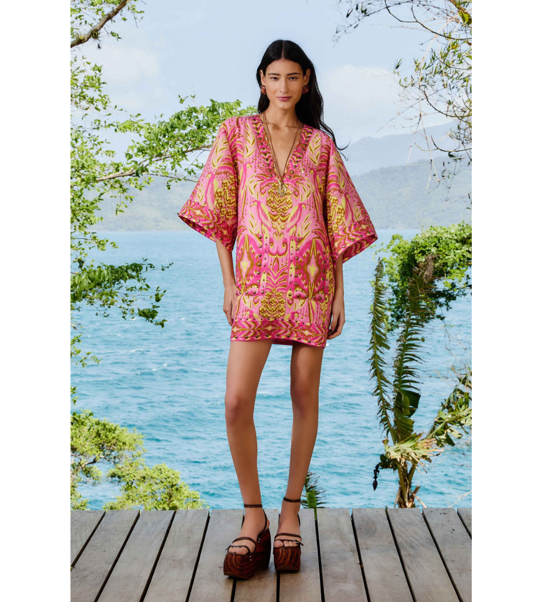 Farm Rio - Pineapple Tunic Dress – Em's Boutique